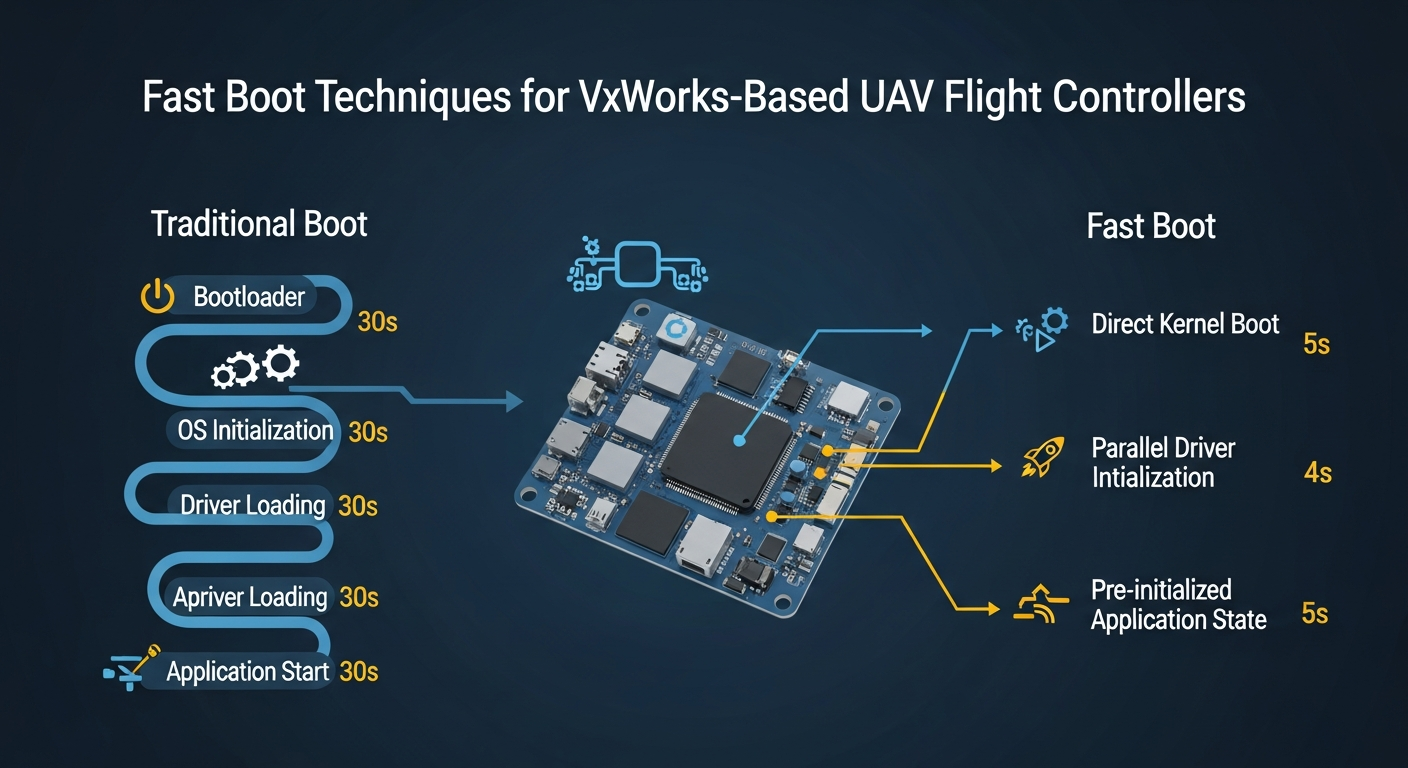 Fast Boot Techniques for VxWorks-Based UAV Flight Controllers · VxWorks6