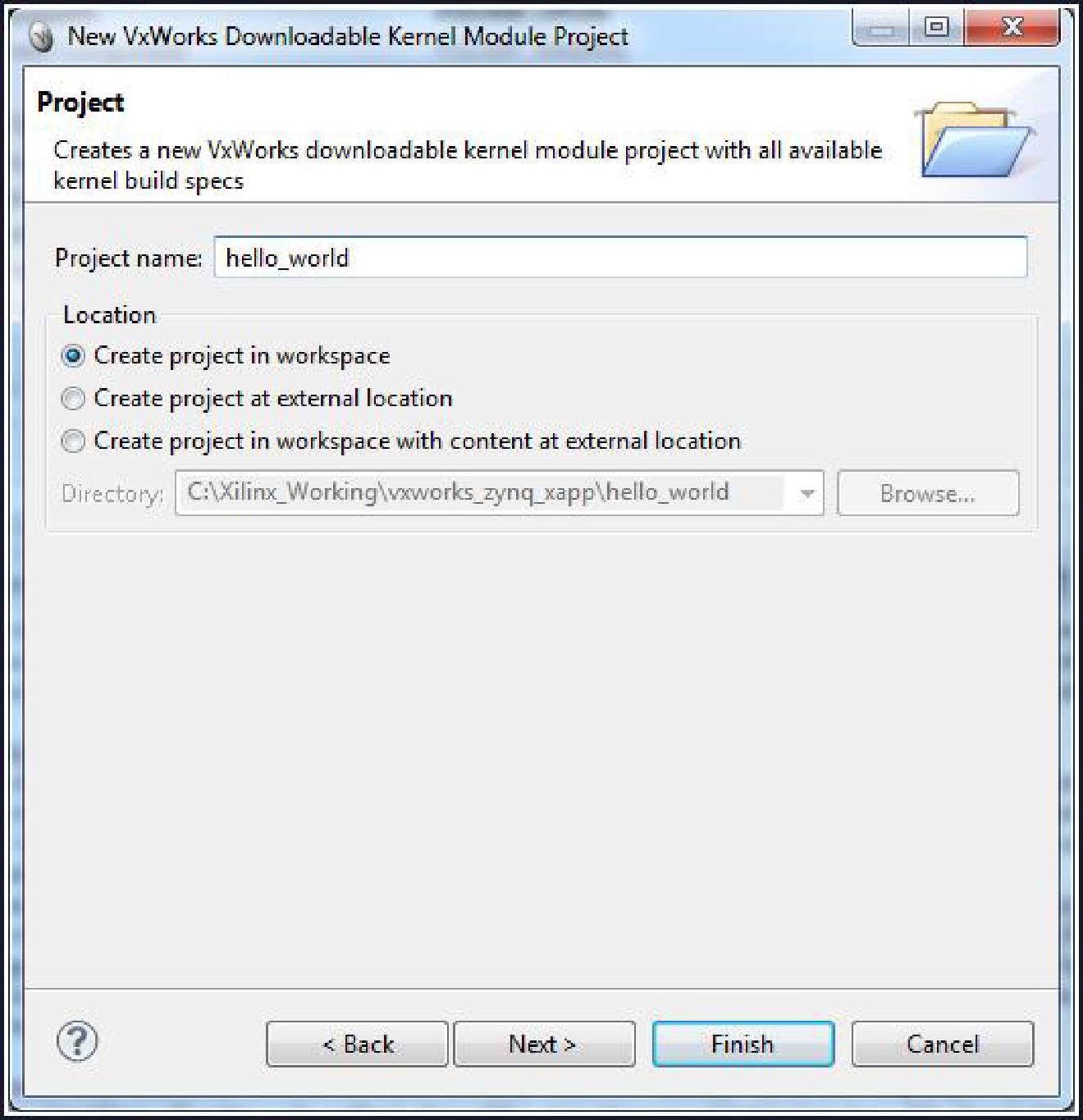 Using VxWorks BSP With Zynq 7000 Ap Soc · VxWorks6