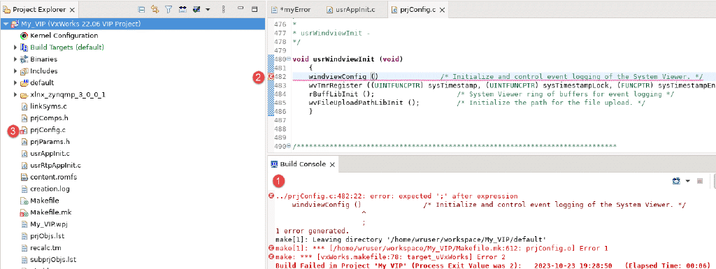 Configuring and Building VxWorks Projects: VSB, VIP, and Applications ...