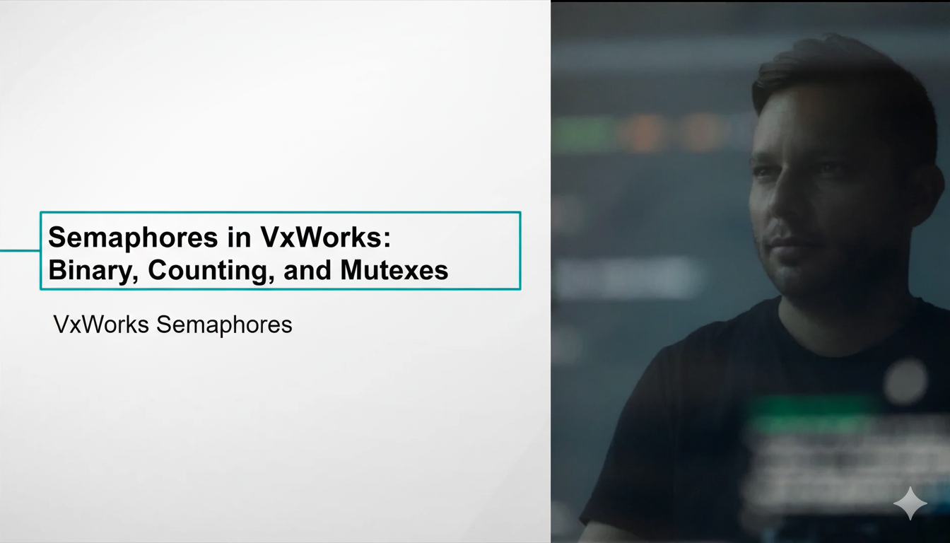 Semaphores in VxWorks: Binary, Counting, and Mutexes · VxWorks6