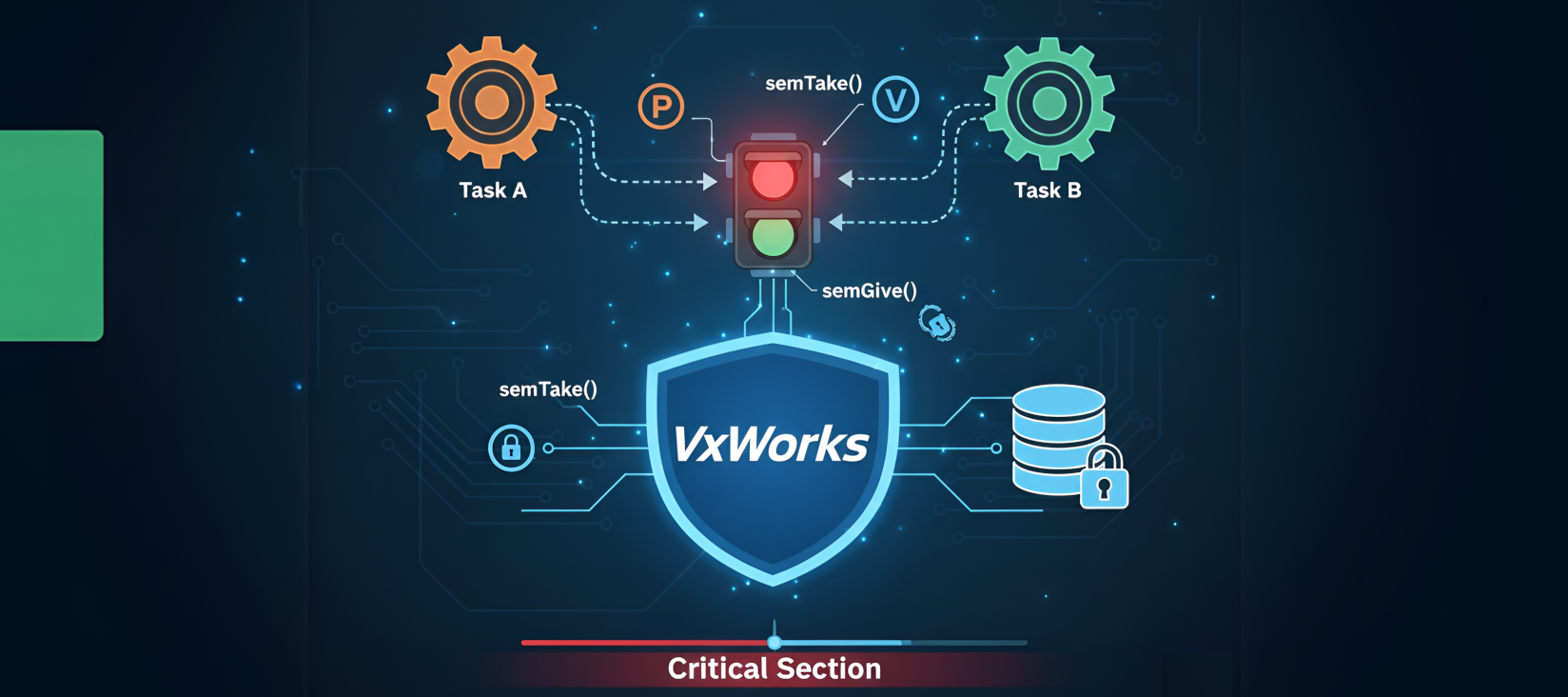 Using Semaphores for Task Synchronization in VxWorks · VxWorks6