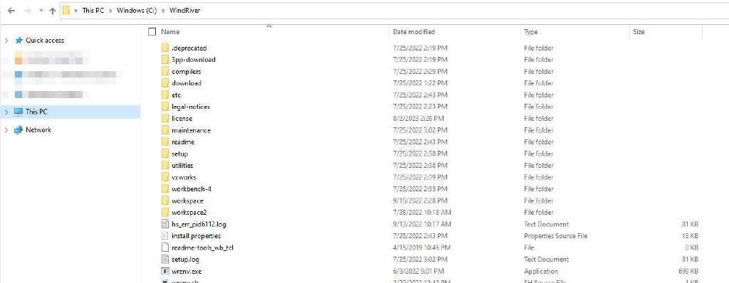 VxWorks Directory Structure and Package Management · VxWorks6